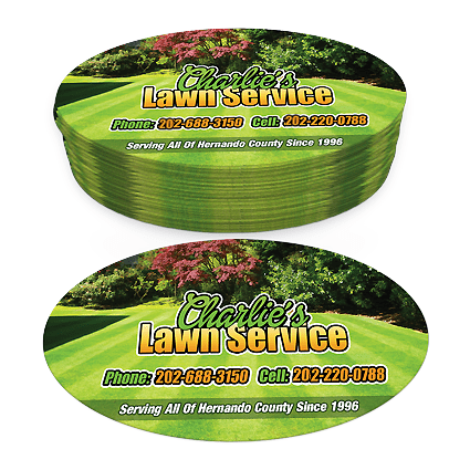 Oval Business Cards - Best Printing & Design | Agency - Print - Design ...