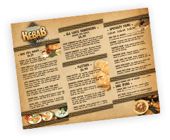To Go Menus - Best Printing & Design | Agency - Print - Design - Web ...